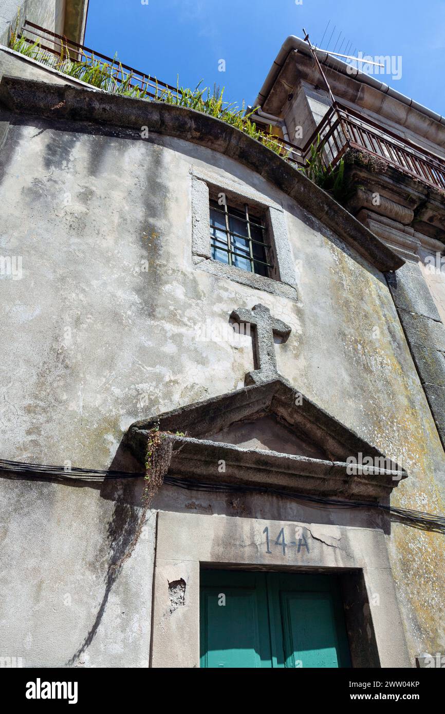Portugal, Porto, Small Chapel or Religious House on Rua do Ferraz Stock ...