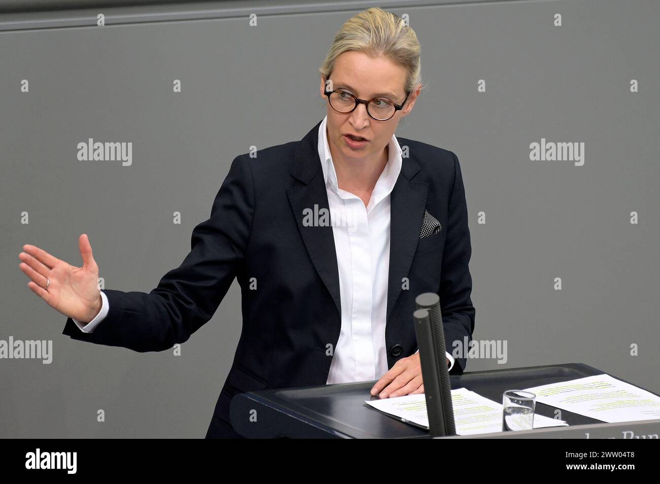 Alice Weidel in der 159. Sitzung des Deutschen Bundestages im ...