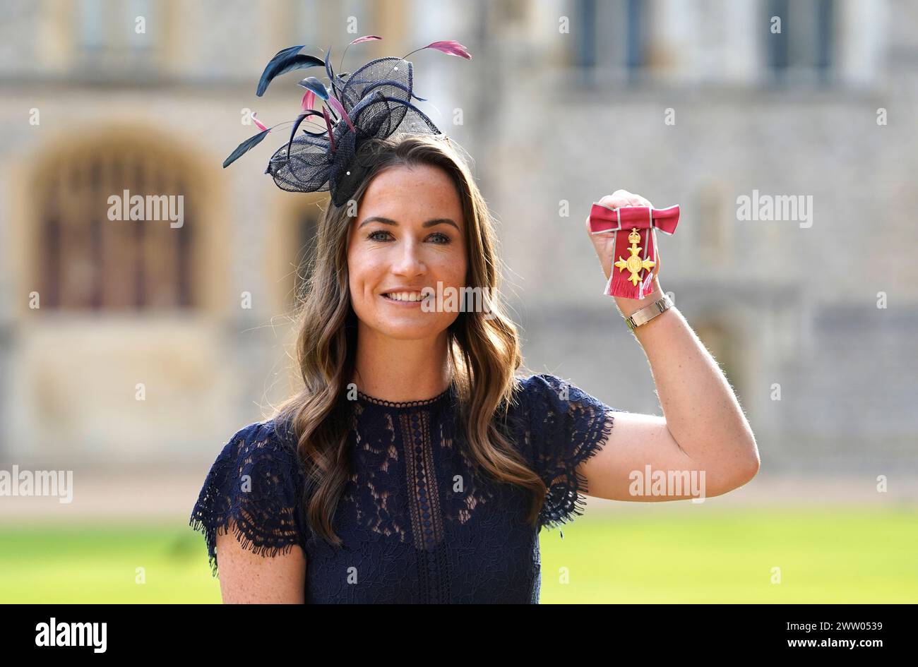 Maddy Hinch after being made an Officer of the Order of the British ...
