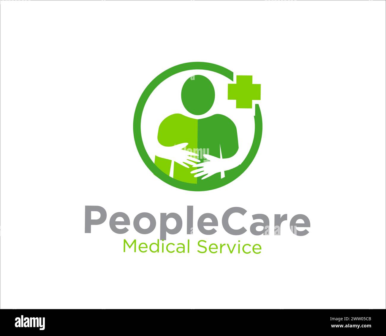 people care logo designs for medical protection Stock Vector Image ...
