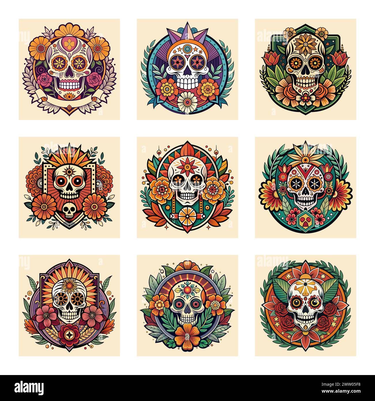 Capture the essence of life and death Create a stunning badge featuring ...