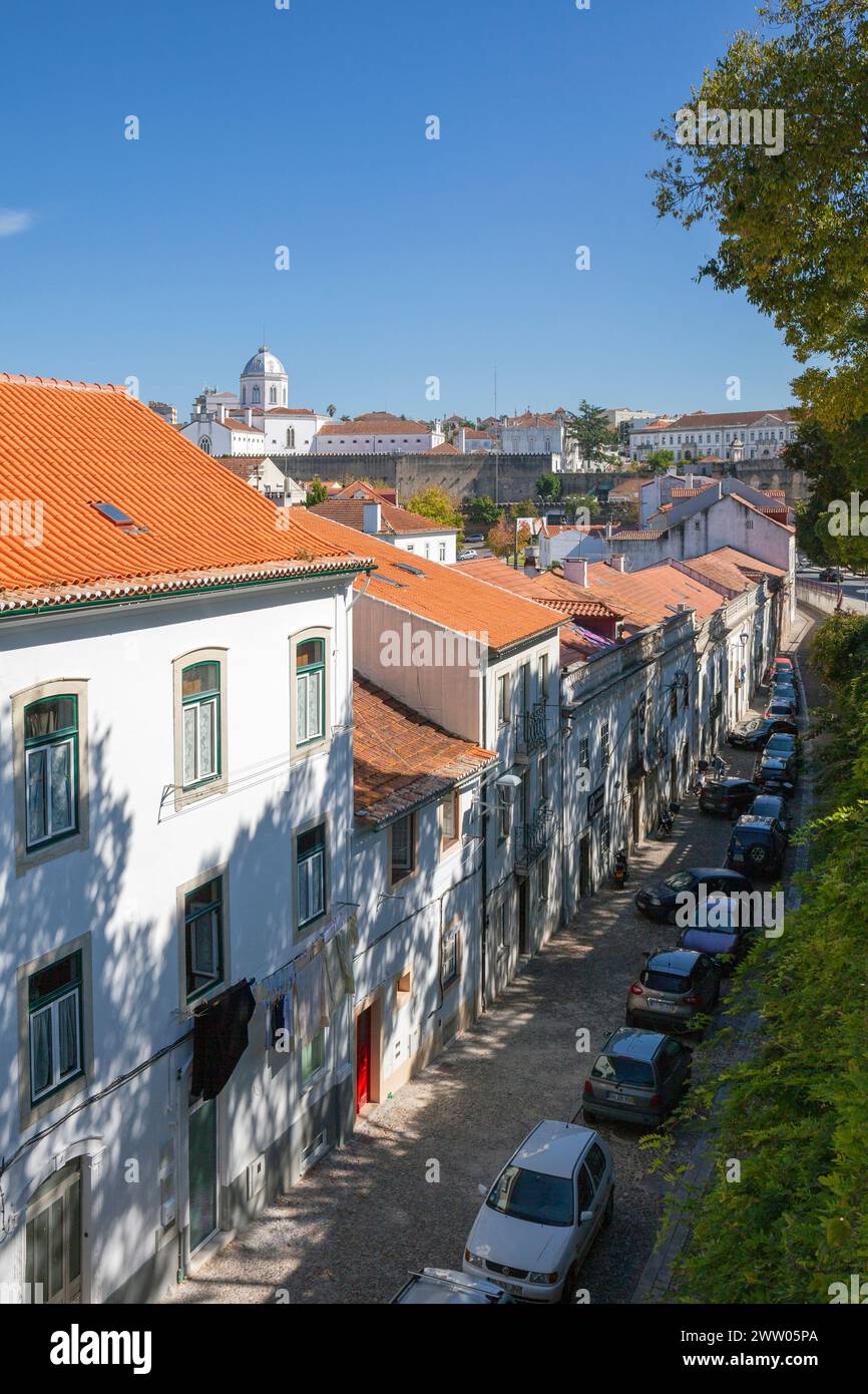 Portugal, Beira Litoral Province, Coimbra, Traditional Houses on BR ...