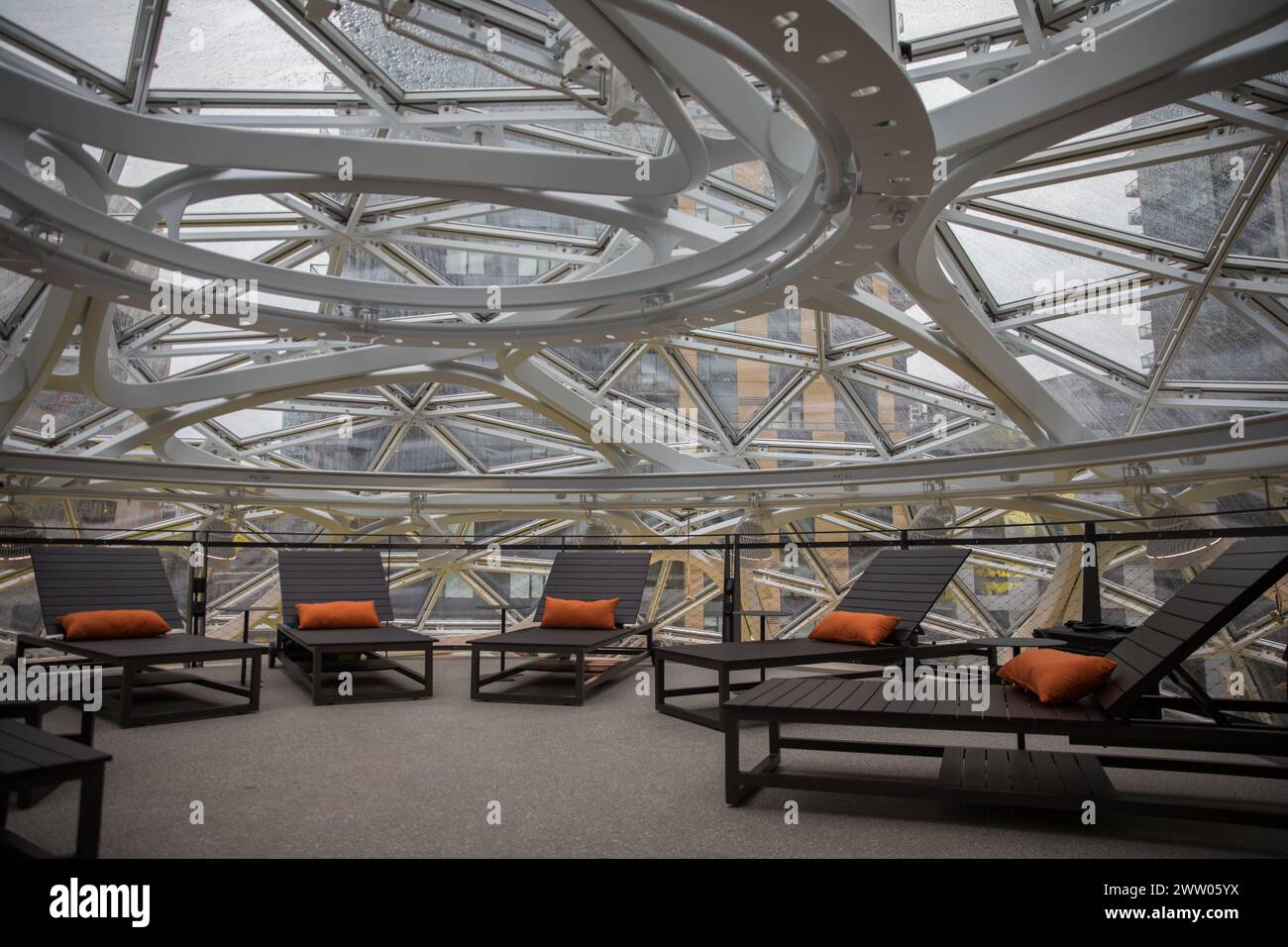 Amazon Spheres in Seattle Washington Stock Photo - Alamy