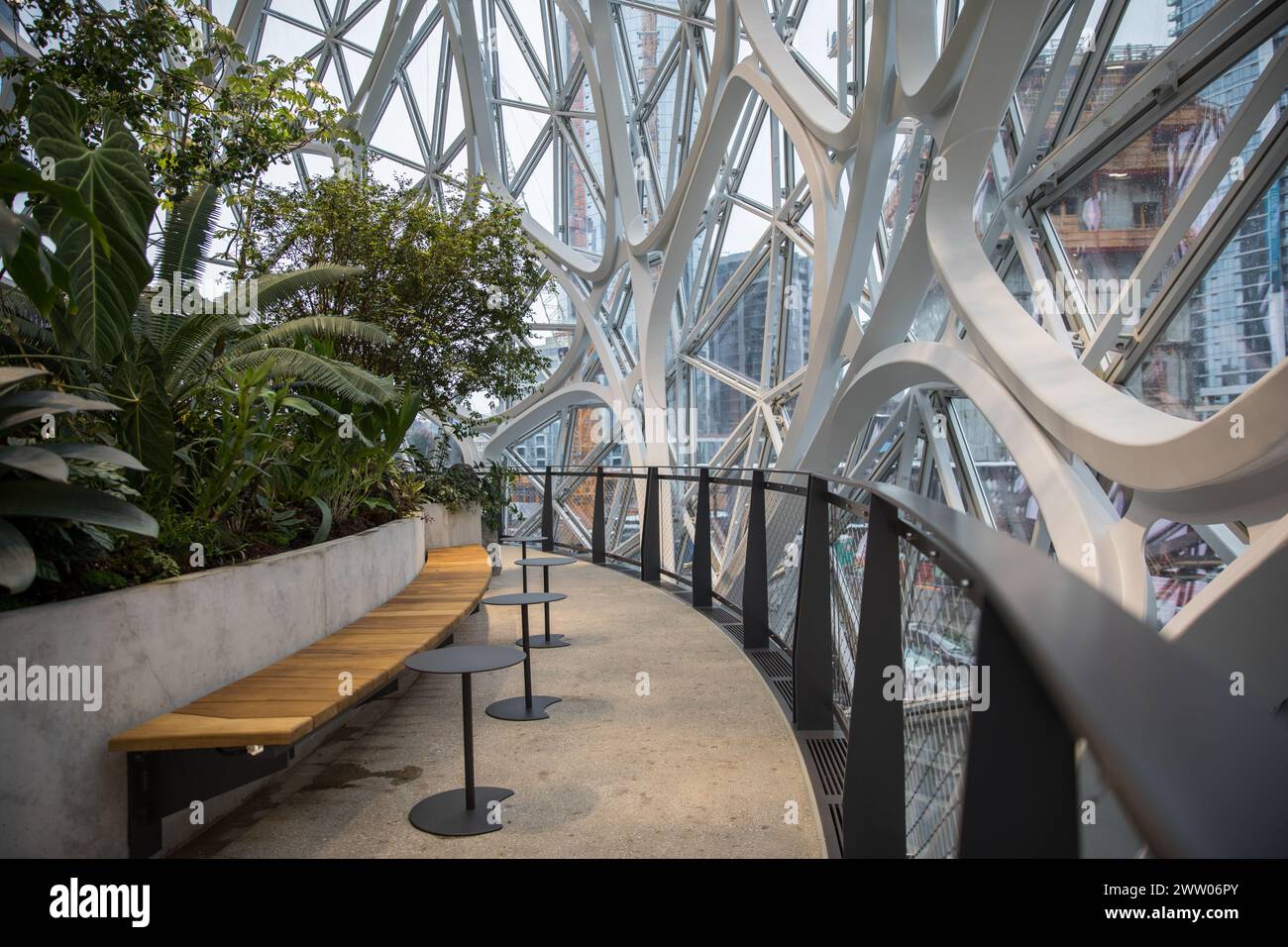 Amazon Spheres in Seattle Washington Stock Photo - Alamy