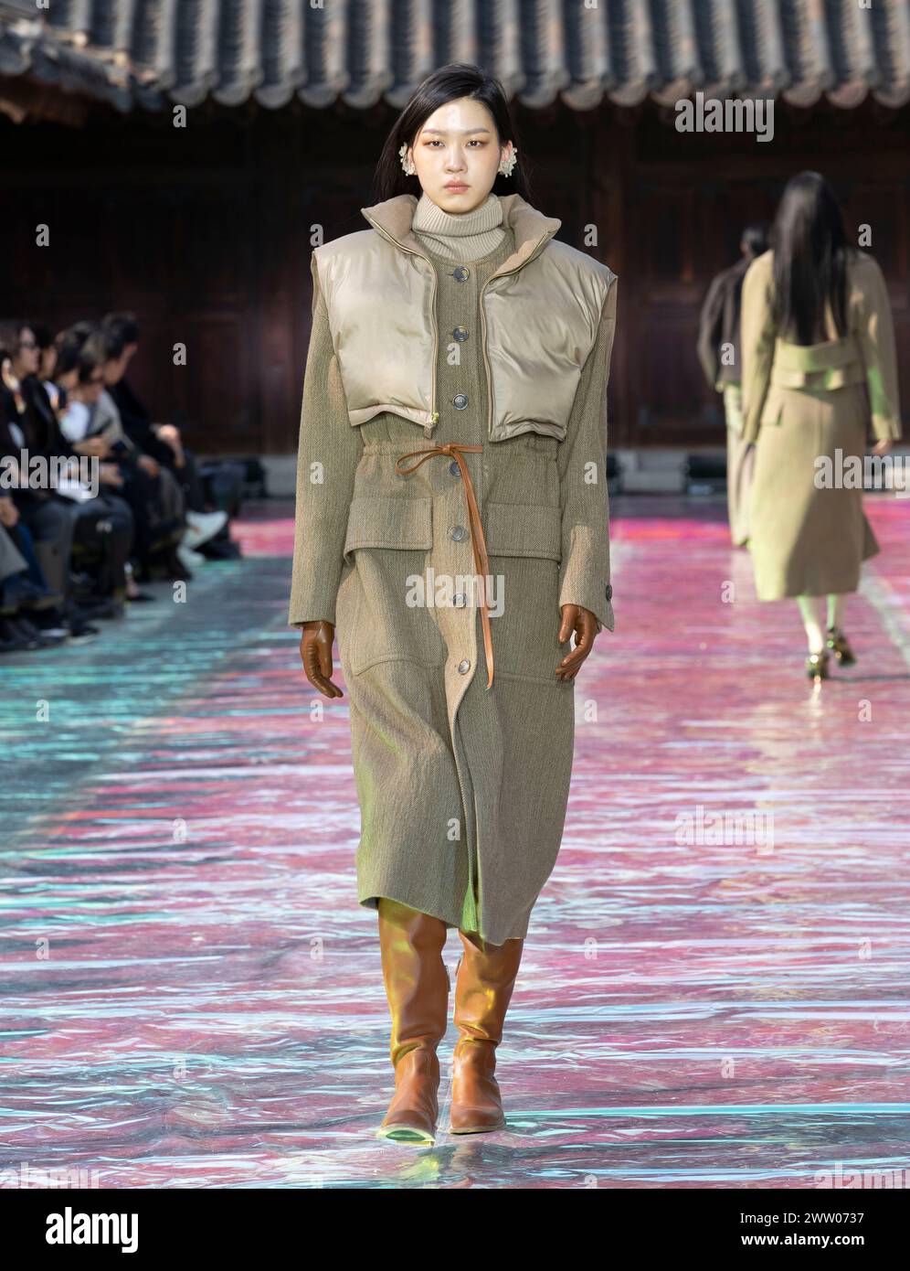 20 March 2024 – Seoul, South Korea: South Korean model runway during ...