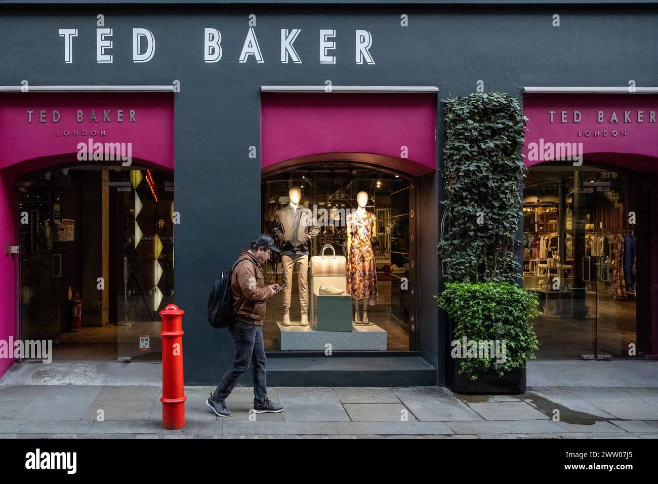 London, UK. 20 April 2024. The exterior of the branch of Ted Baker in ...