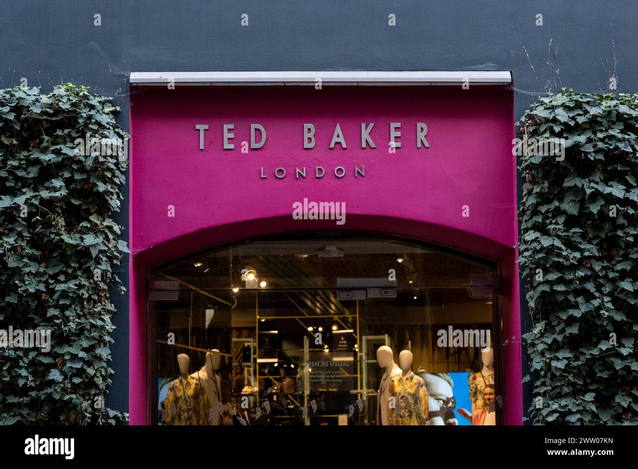 London, UK. 20 April 2024. The exterior of the branch of Ted Baker in ...