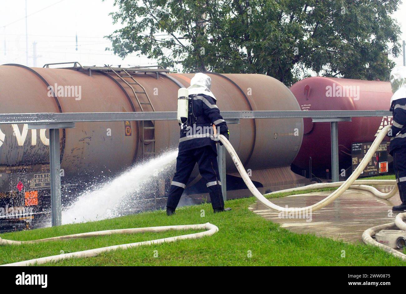 chemical spill and fire brigade response fire brigade response on ...