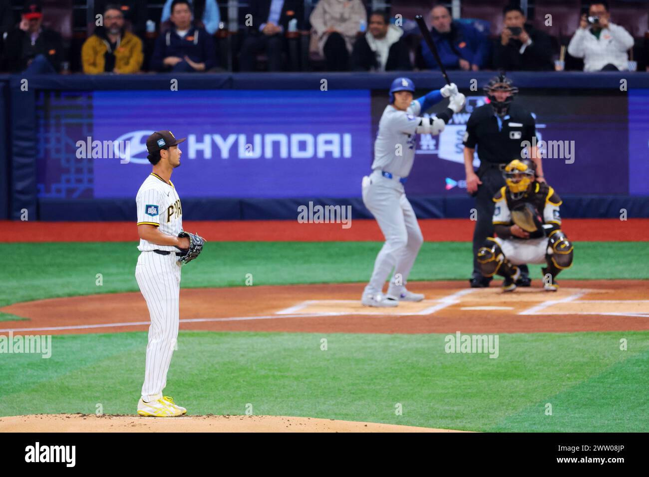 Gocheok Sky Dome Seoul South Korea 20th Mar 2024 L R Yu Darvish