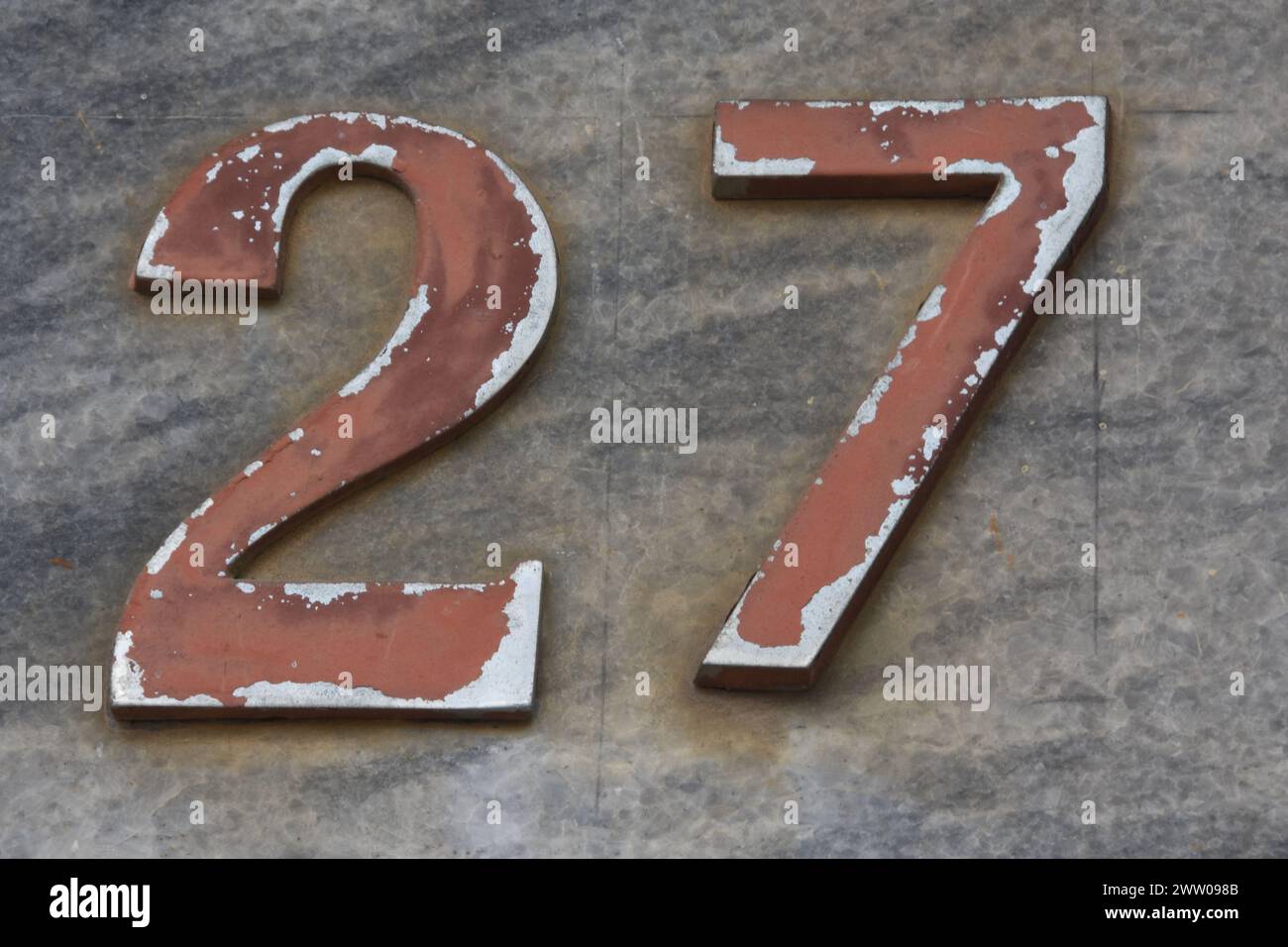 27 número hi-res stock photography and images - Alamy
