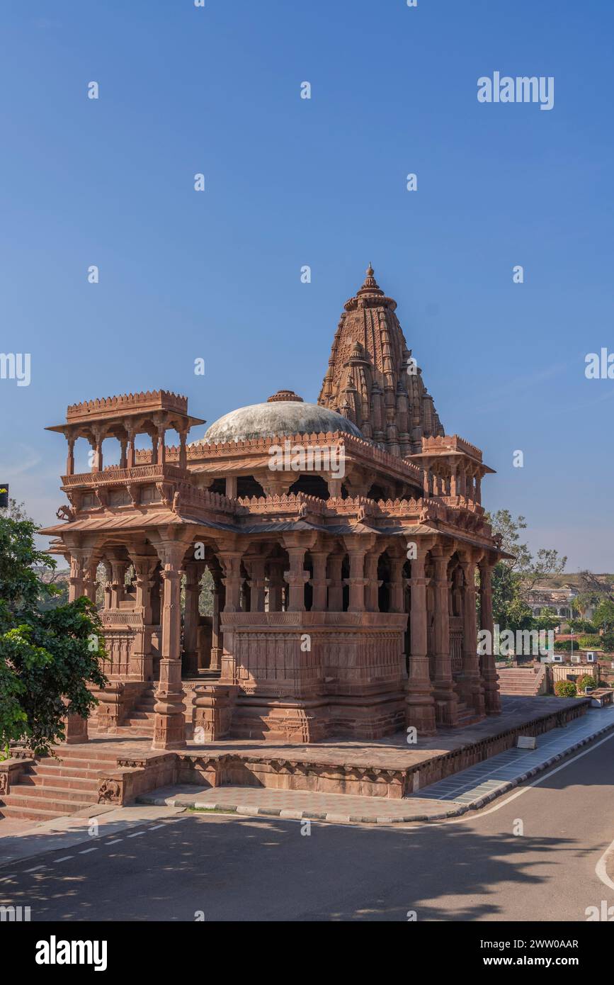 The big temple of Mandore Garden. Mandore Garden at Jodhpur, Rajasthan ...