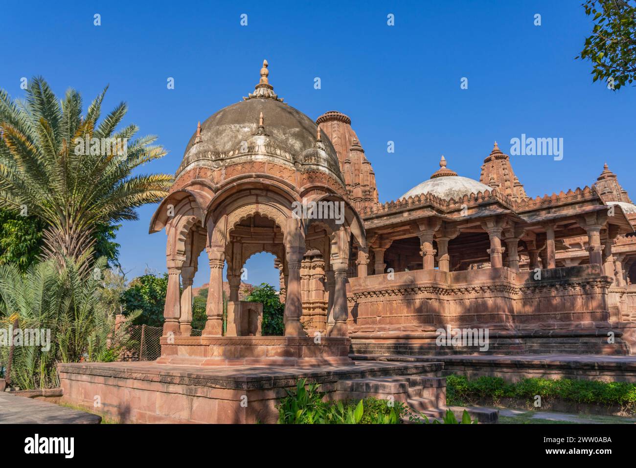 Mandore garden temples hi-res stock photography and images - Alamy