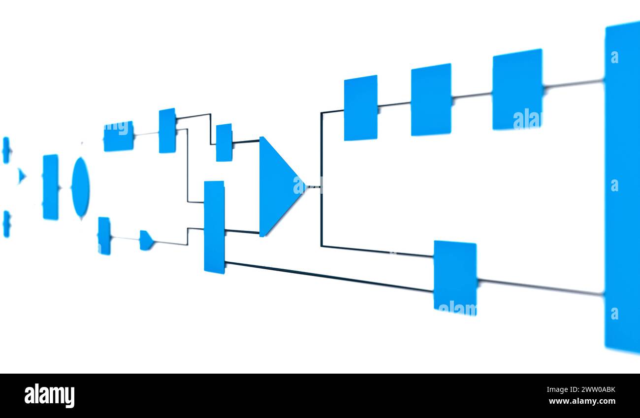 Business flow chart, processes, organization, plan and procedures. Blue ... Business flow chart, processes, organization, plan and procedures. Blue ...