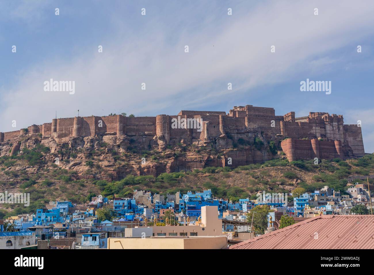 Jodhpur, Rajasthan, India- The Mehrangarh Fort and Jaswant Thada ...