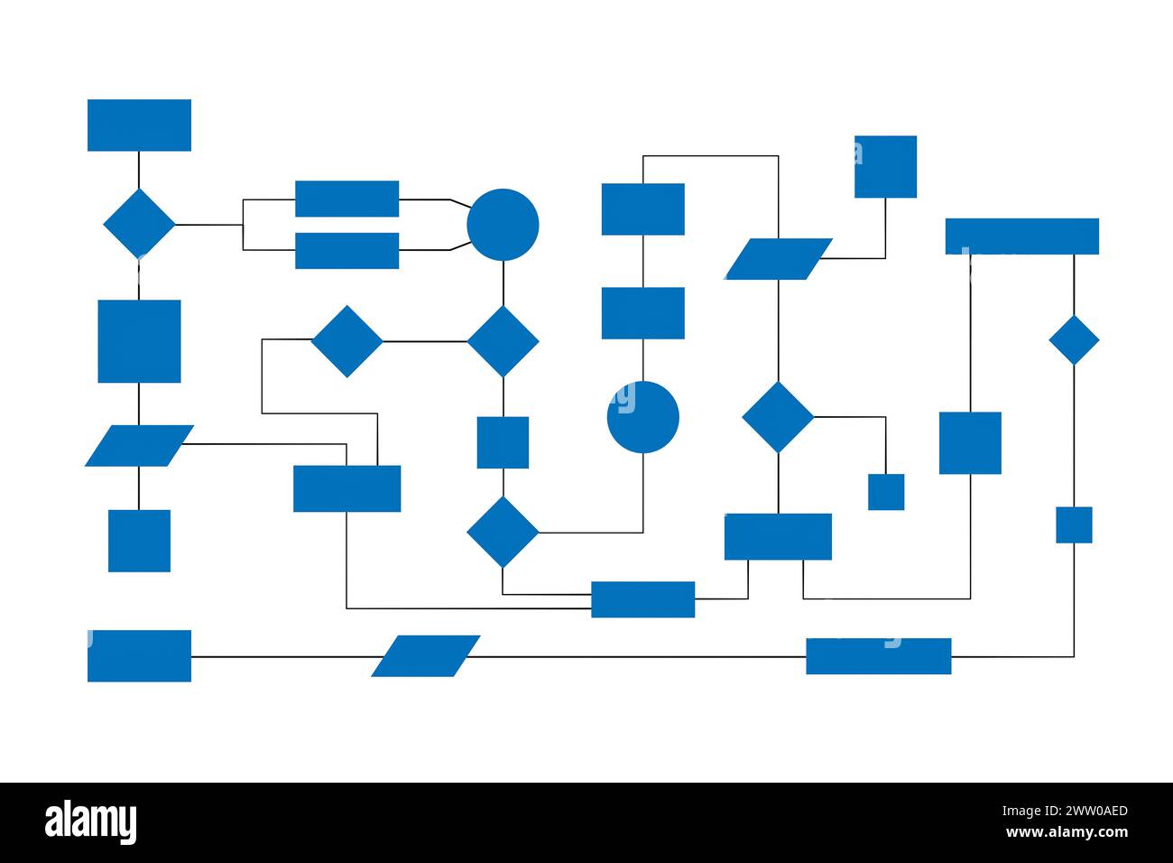 Business flow chart, processes, organization, plan and procedures. Blue ... Business flow chart, processes, organization, plan and procedures. Blue ...