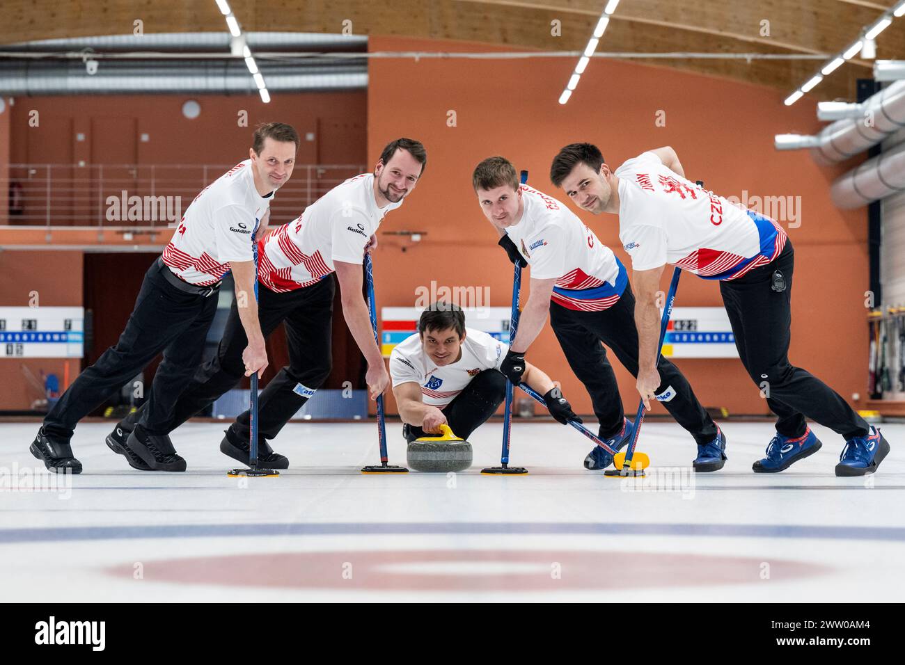 World mens curling championships hi-res stock photography and images - Alamy