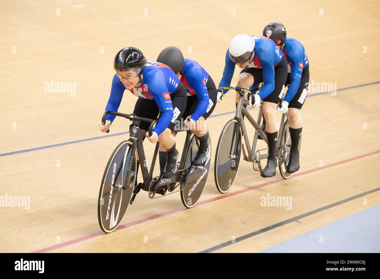 Rio de Janeiro, Brazil. 20th Mar, 2024. US mixed tandems of Hannah ...