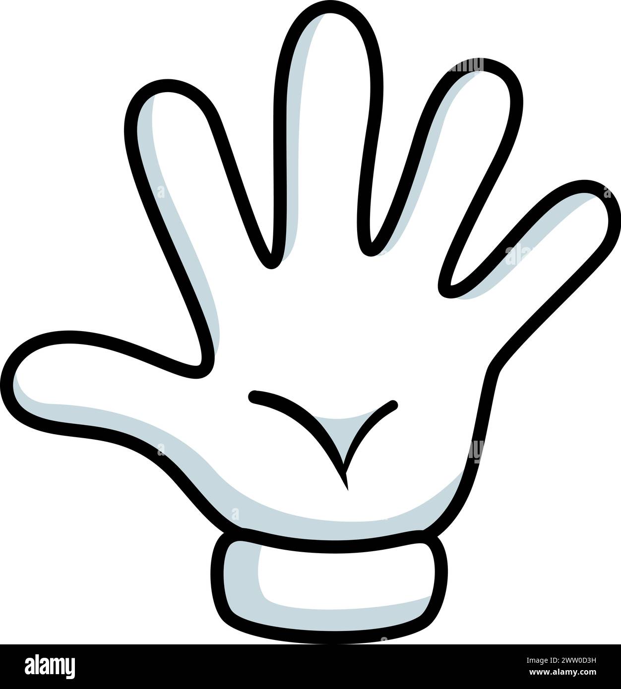 Comic pointing finger hi-res stock photography and images - Alamy