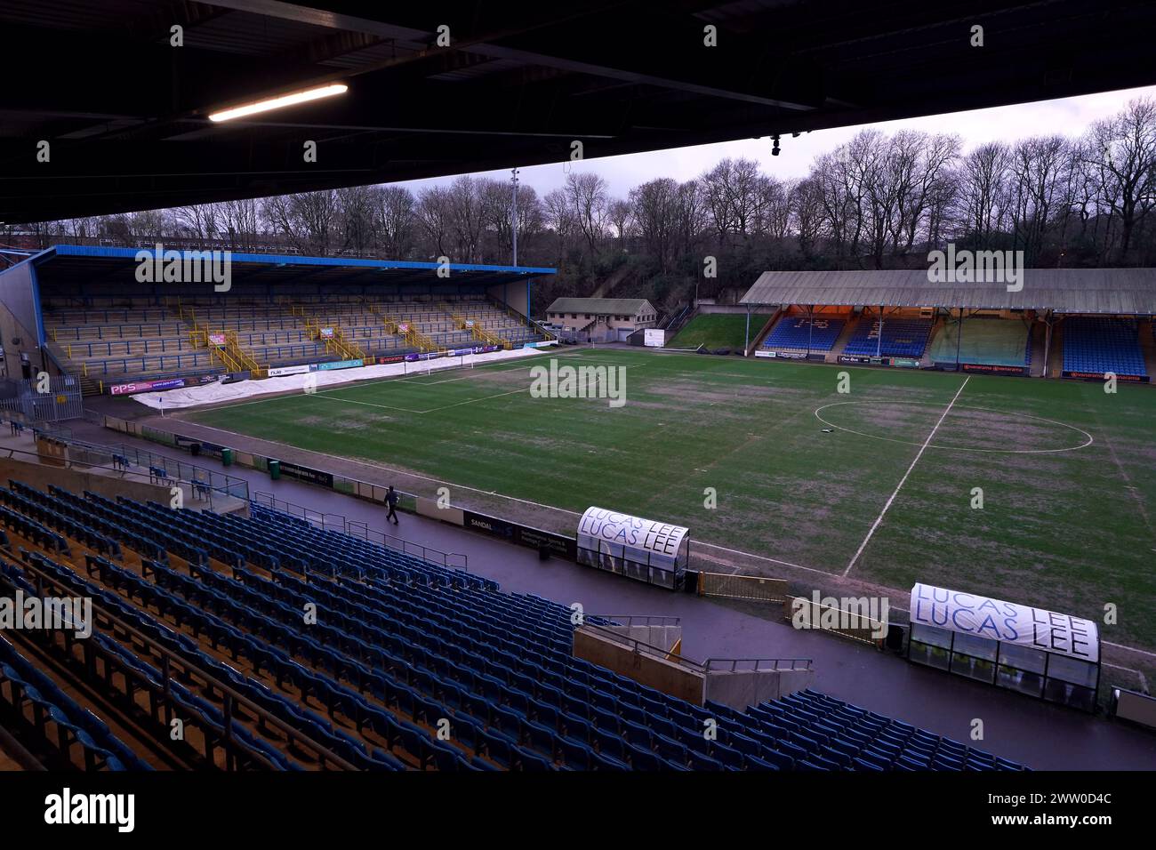 A general view inside the stadium ahead of the Vanarama National League ...