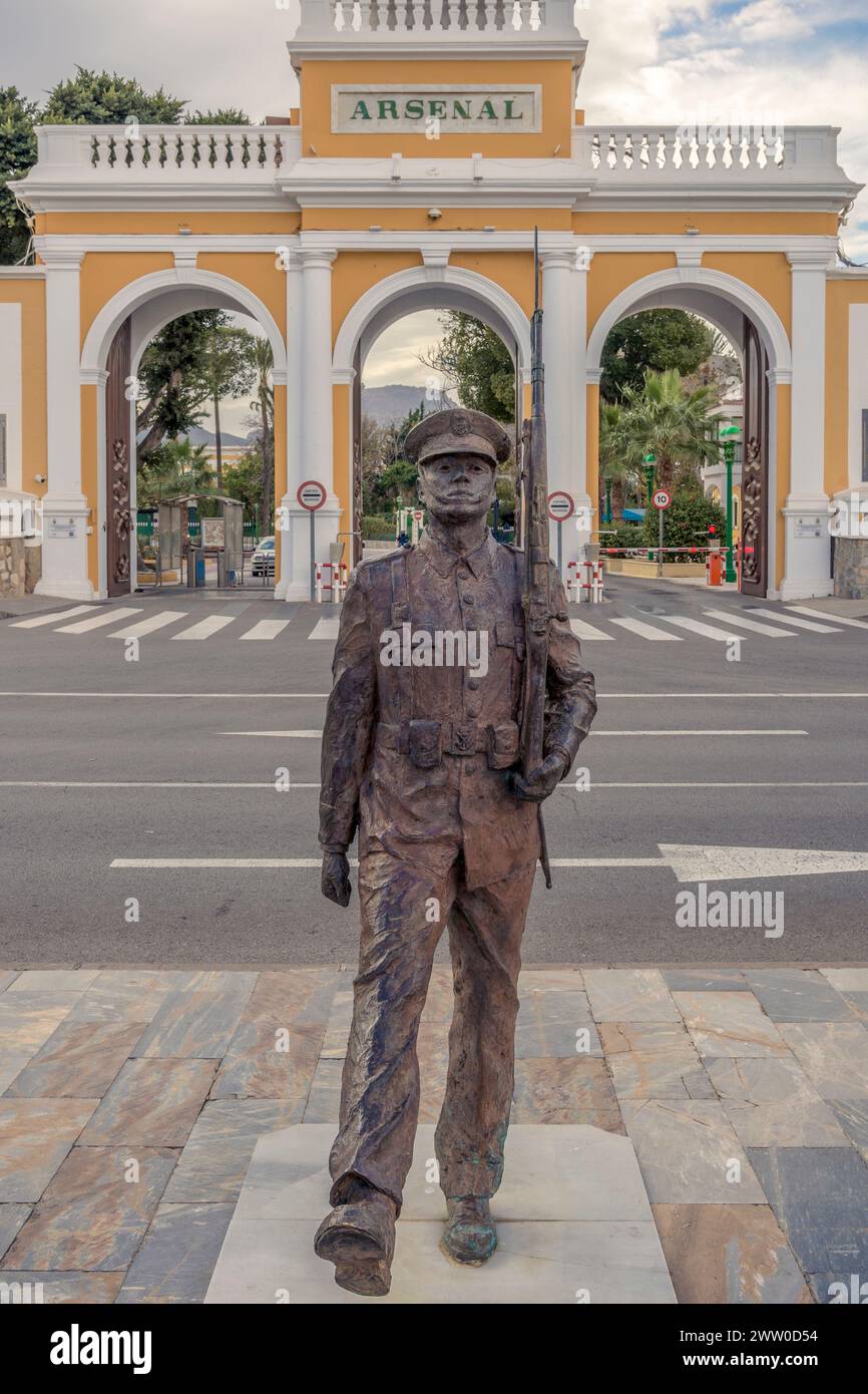 Spain's first monument to the Spanish Marine, in the Plaza del Rey in ...