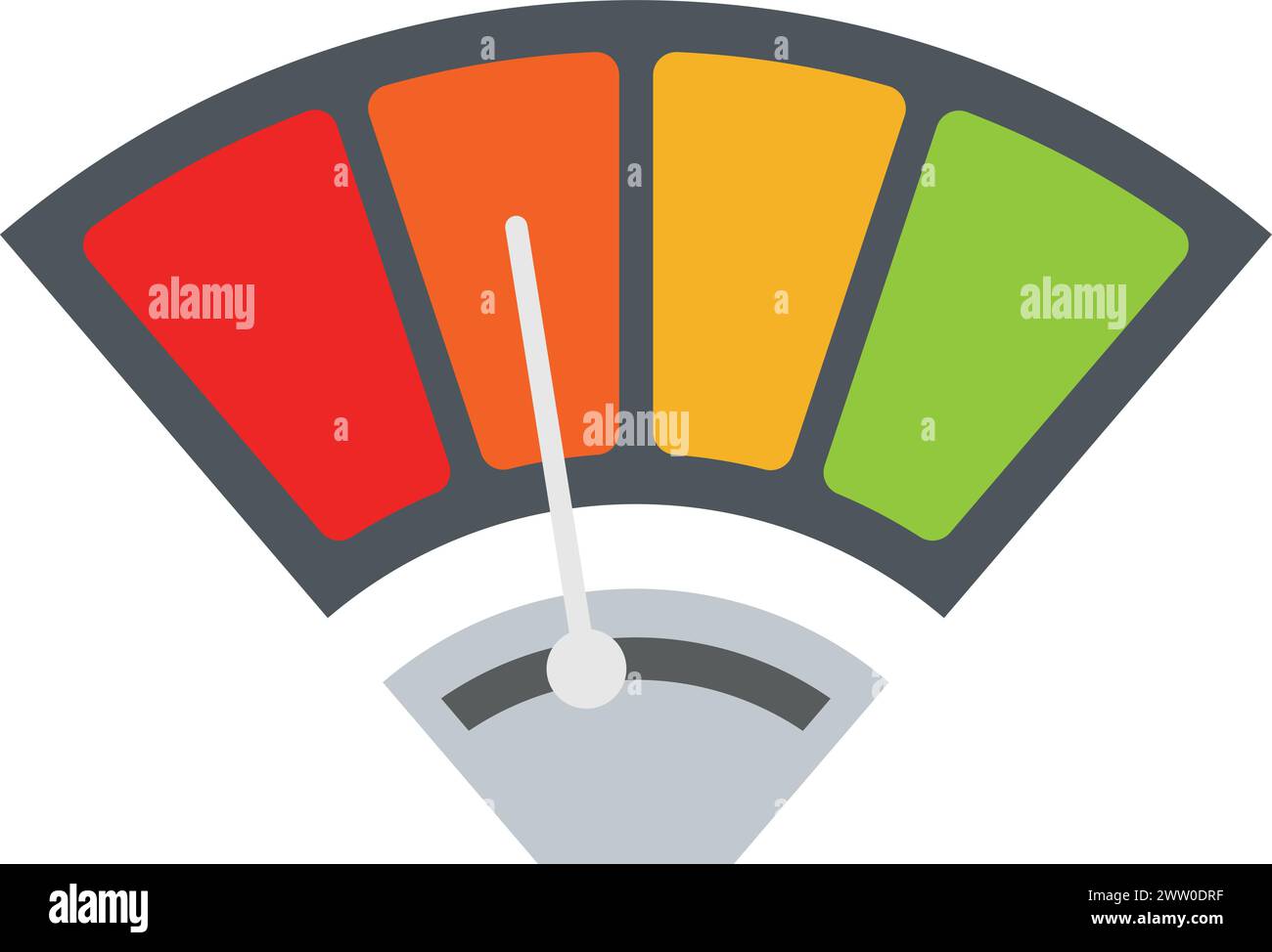 Colorful level gauge. Perfomance indicator. Score meter Stock Vector ... Colorful level gauge. Perfomance indicator. Score meter Stock Vector ...