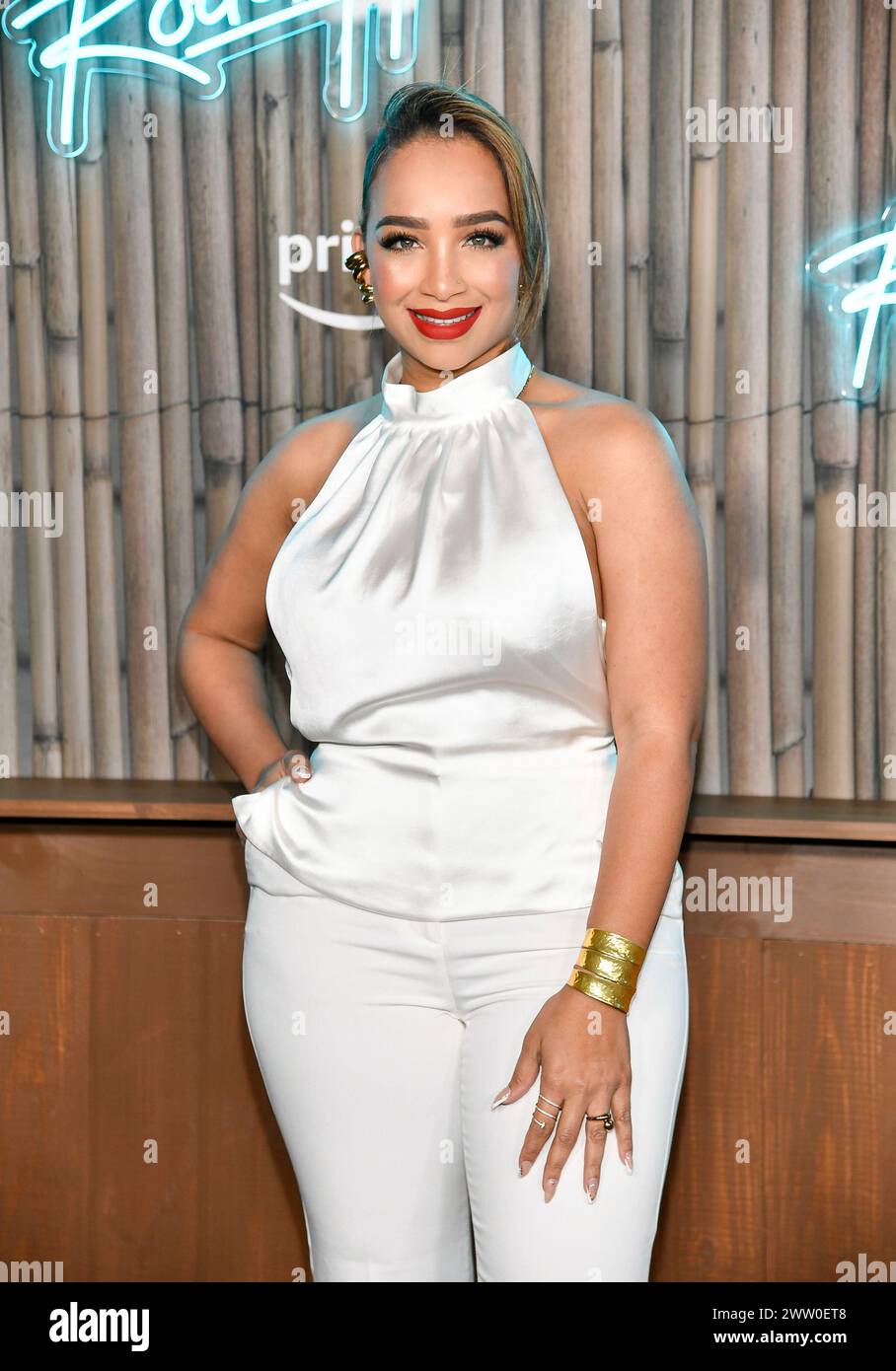 Katherine Mata attends the premiere of "Road House" at Jazz at Lincoln ...