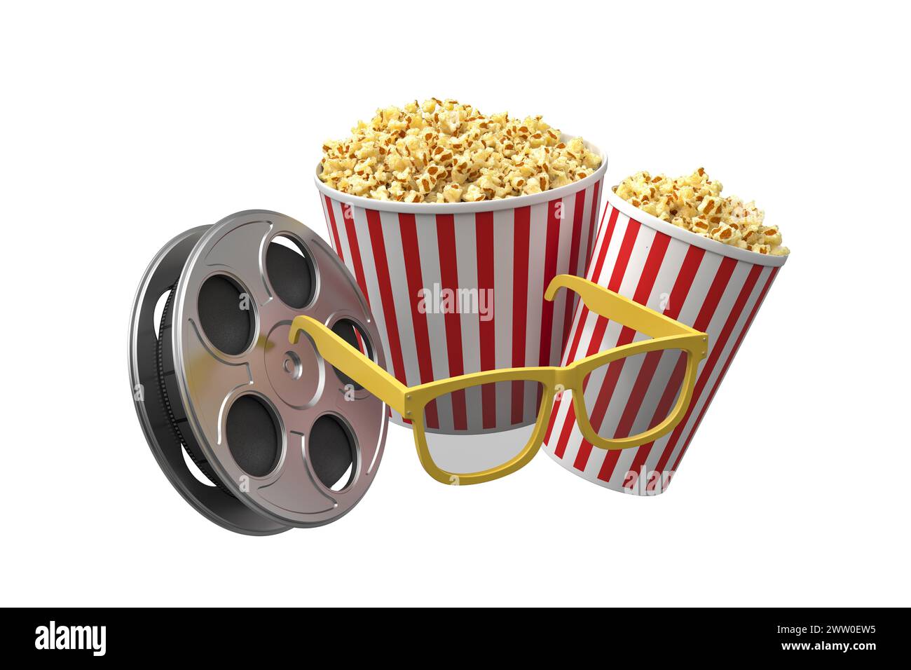 Popcorn visual art hi-res stock photography and images - Alamy