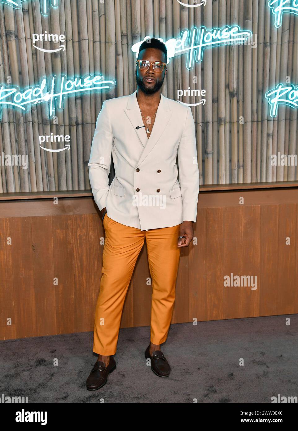 Dimitri Beauchamp attends the premiere of "Road House" at Jazz at ...