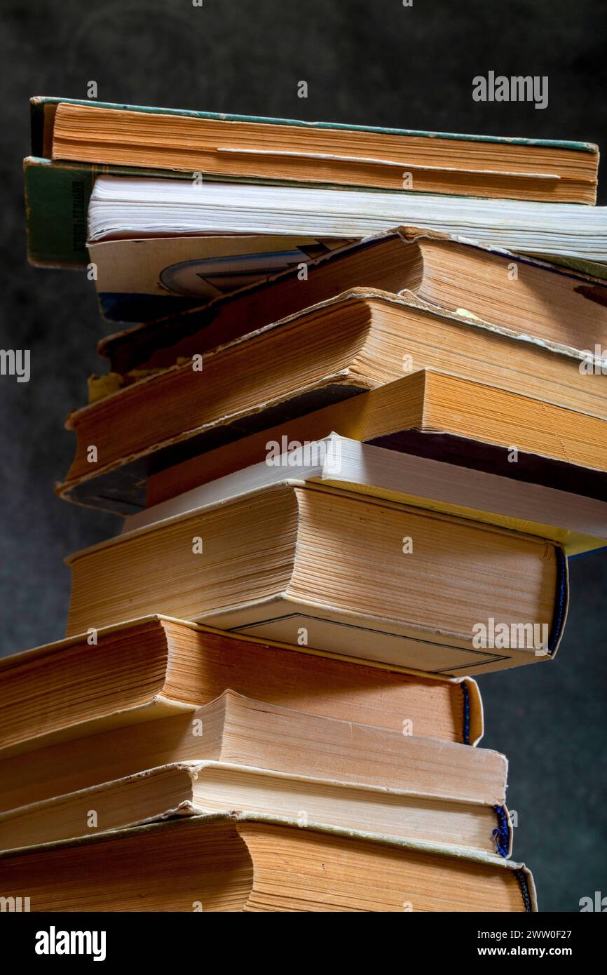 Old notebooks hi-res stock photography and images - Alamy