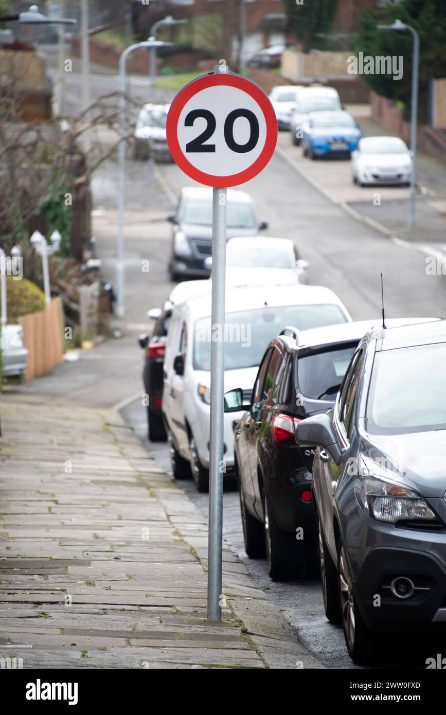 Twenty speed limit wales hi-res stock photography and images - Alamy