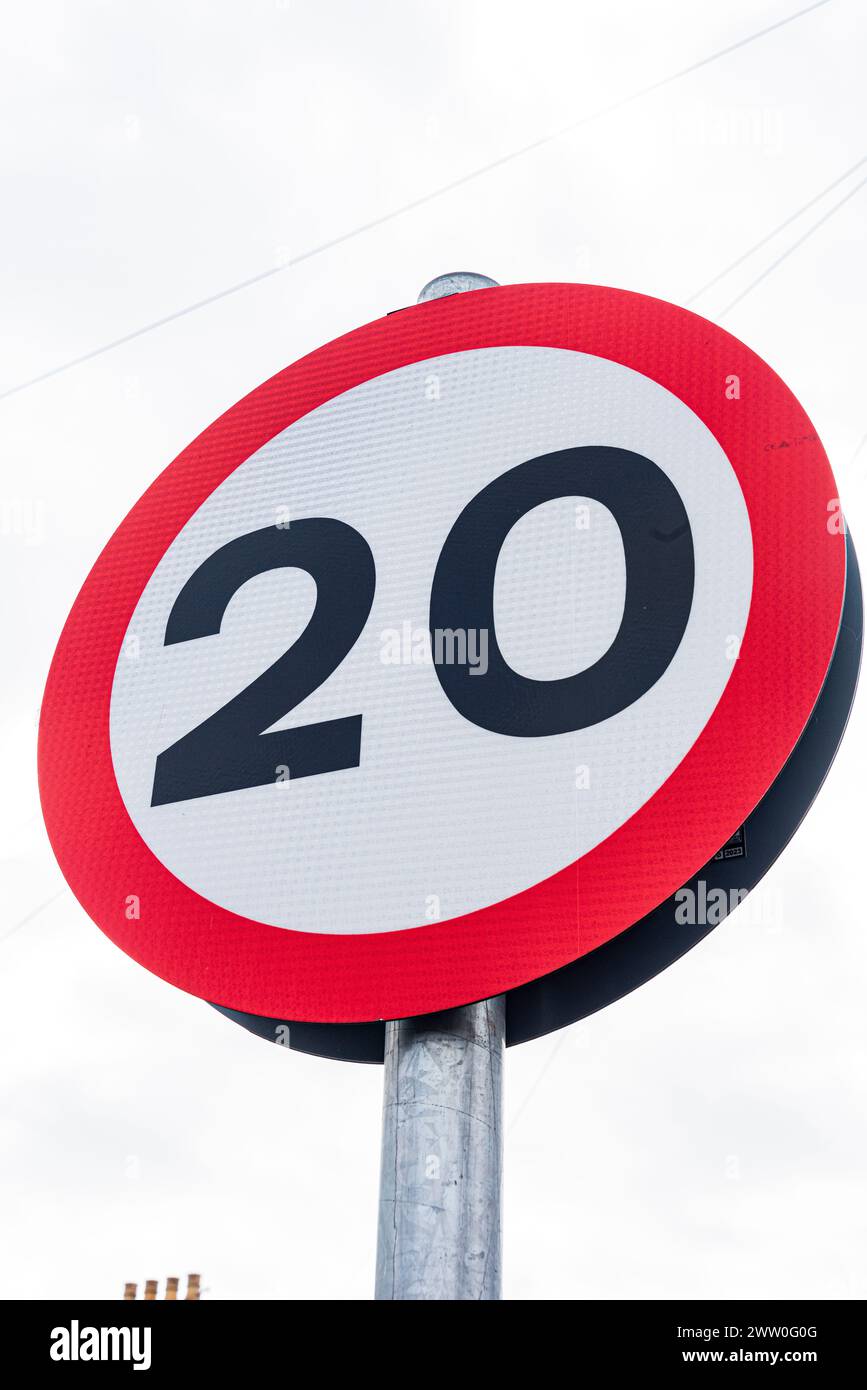 Twenty speed limit wales hi-res stock photography and images - Alamy