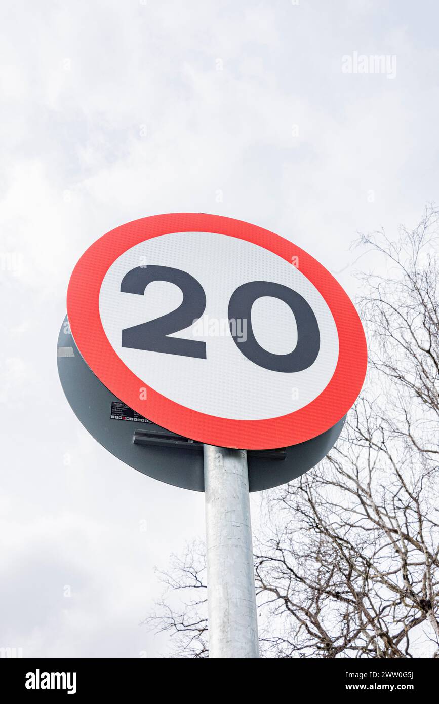 Twenty speed limit wales hi-res stock photography and images - Alamy