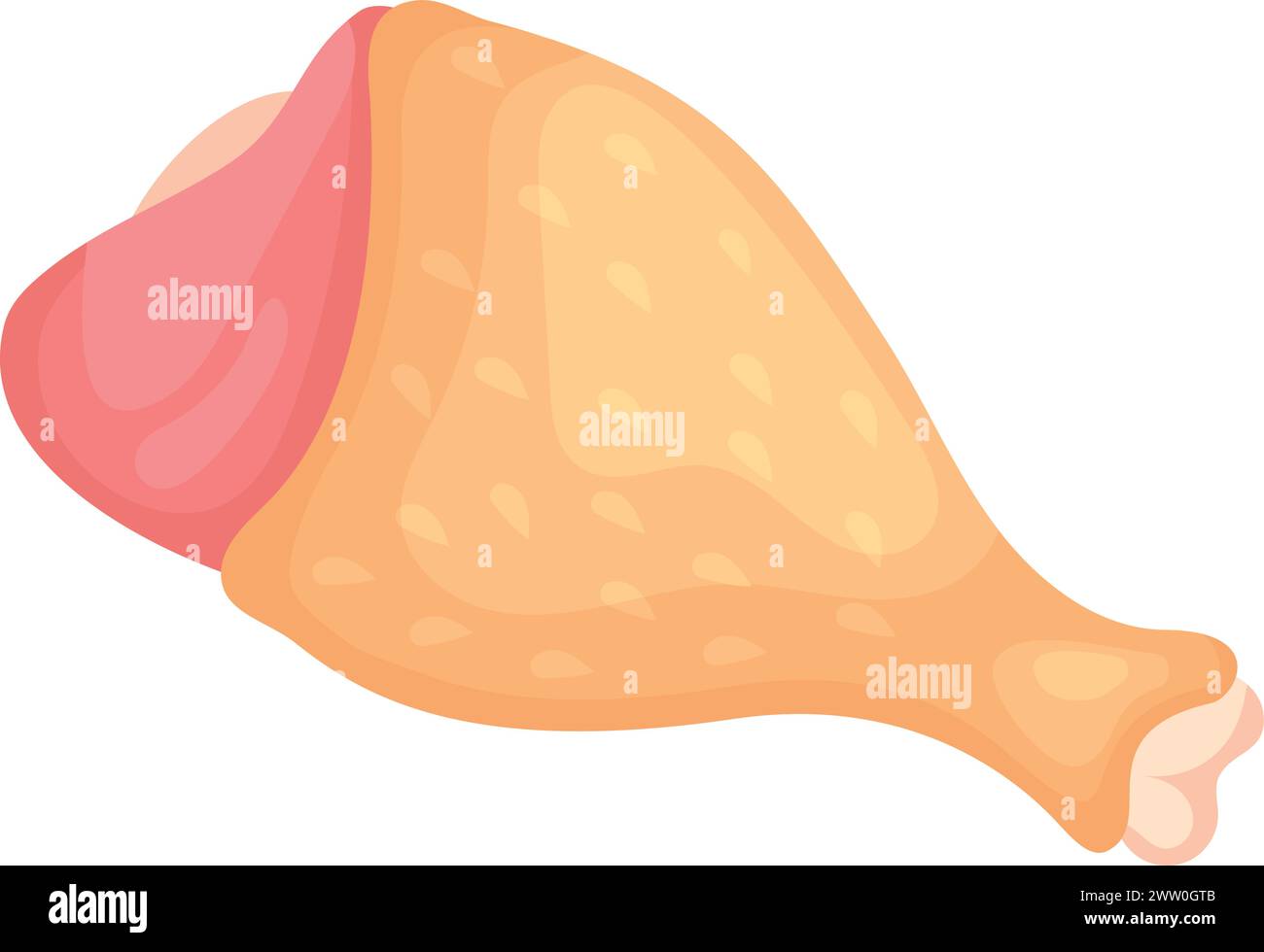 Spicy bbq chicken legs Stock Vector Images - Alamy