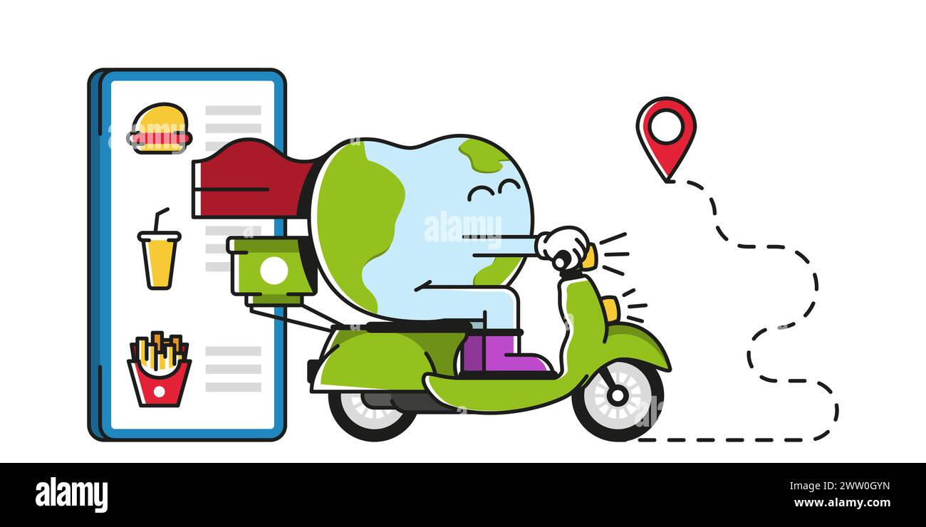 Delivery graphic hi-res stock photography and images - Alamy