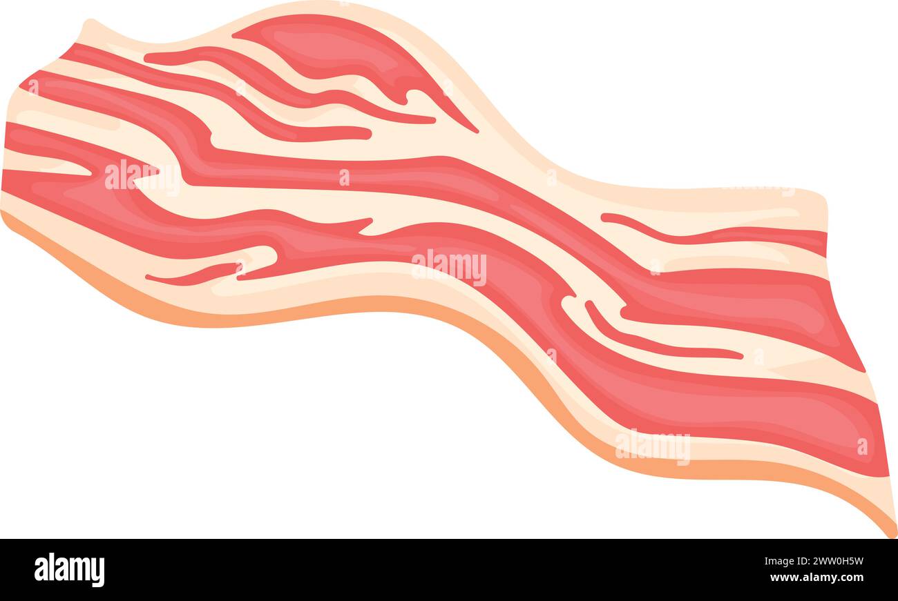 Fresh raw slices pork meat Stock Vector Images - Alamy