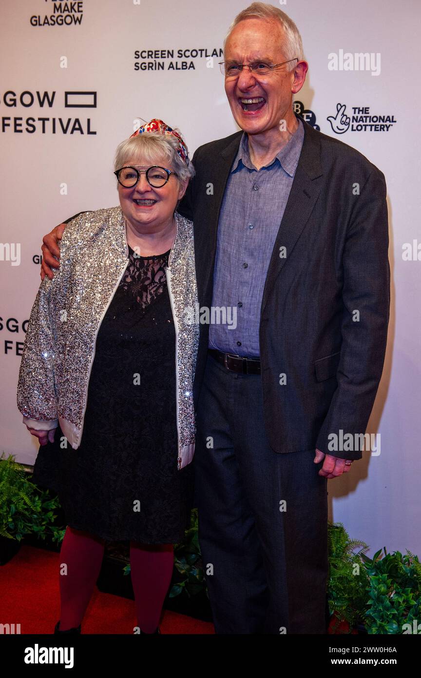 Glasgow, Scotland, UK. 10th March, 2024. Comedian, Janey Godley, and ...