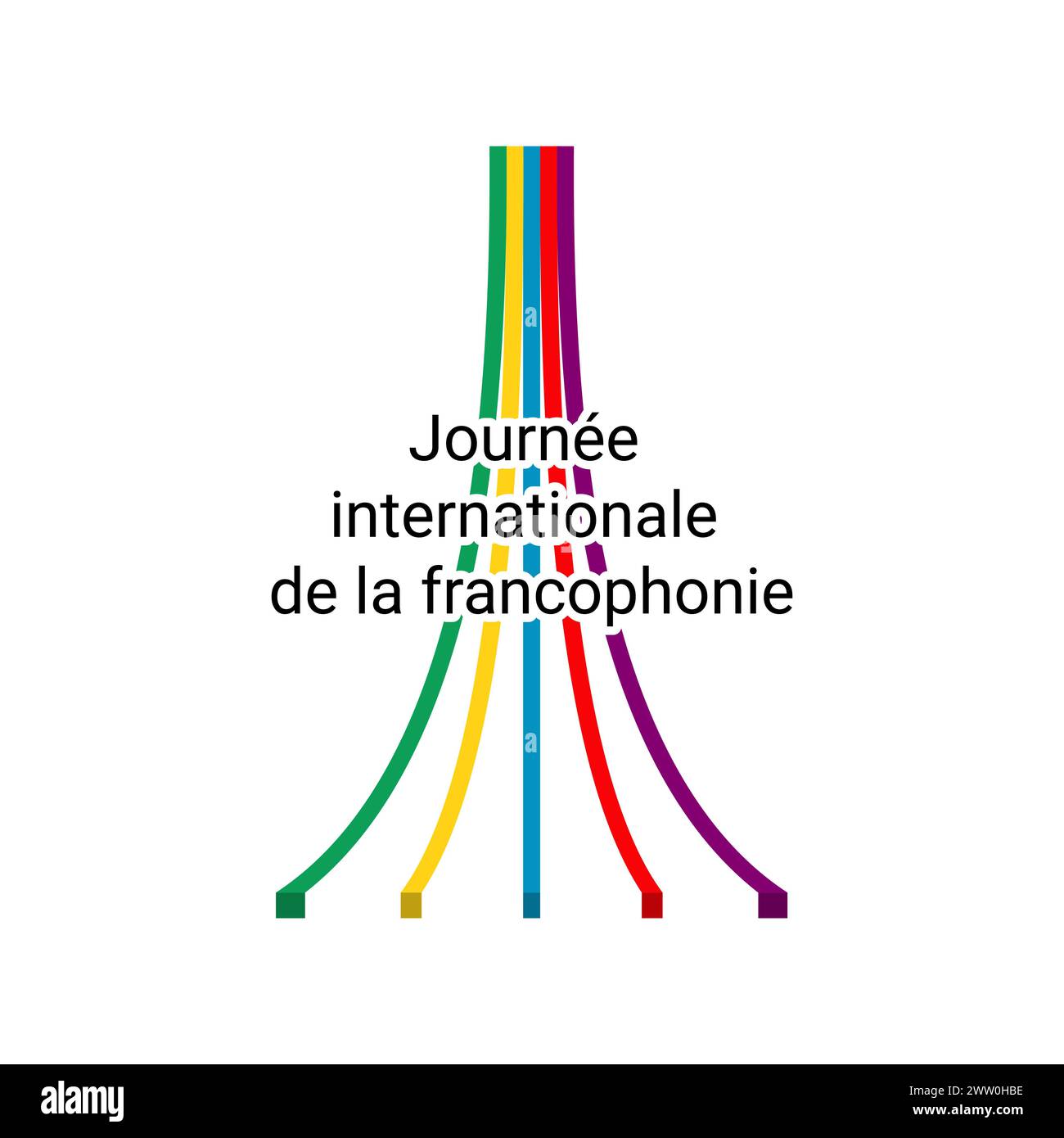 International Day of French Language and Culture Stock Vector Image ...