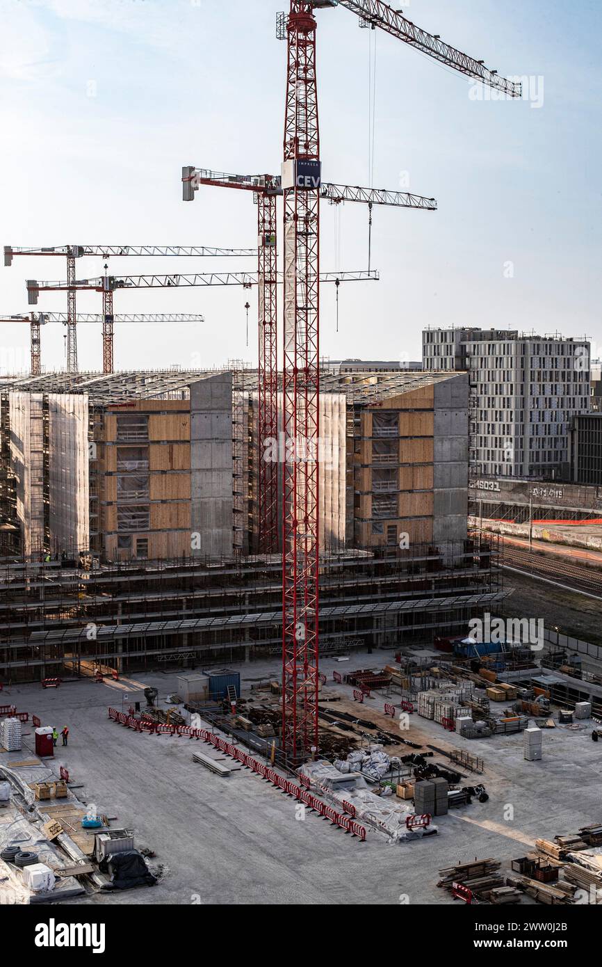Milano, Italia. 20th Mar, 2024. Scalo di Porta Romana Cantiere ...