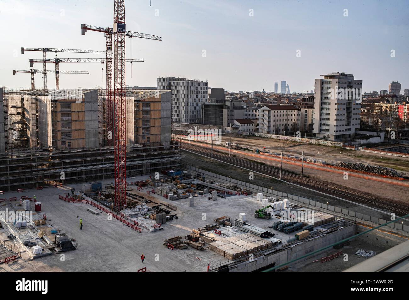 Milano, Italia. 20th Mar, 2024. Scalo di Porta Romana Cantiere ...