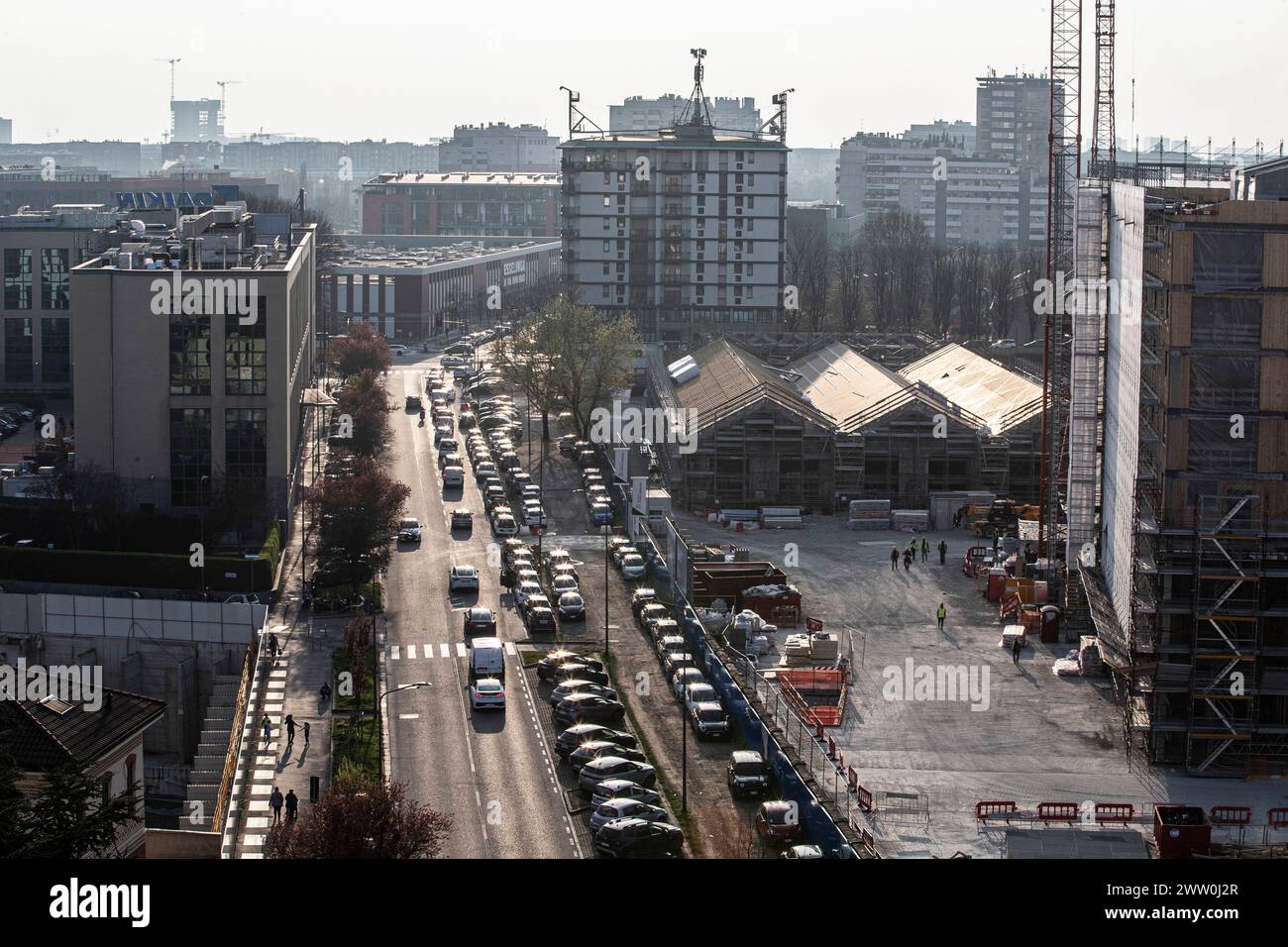 Milano, Italia. 20th Mar, 2024. Scalo di Porta Romana Cantiere ...
