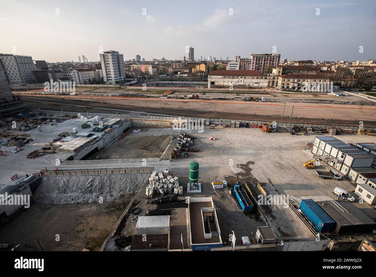 Milano, Italia. 20th Mar, 2024. Scalo di Porta Romana Cantiere ...