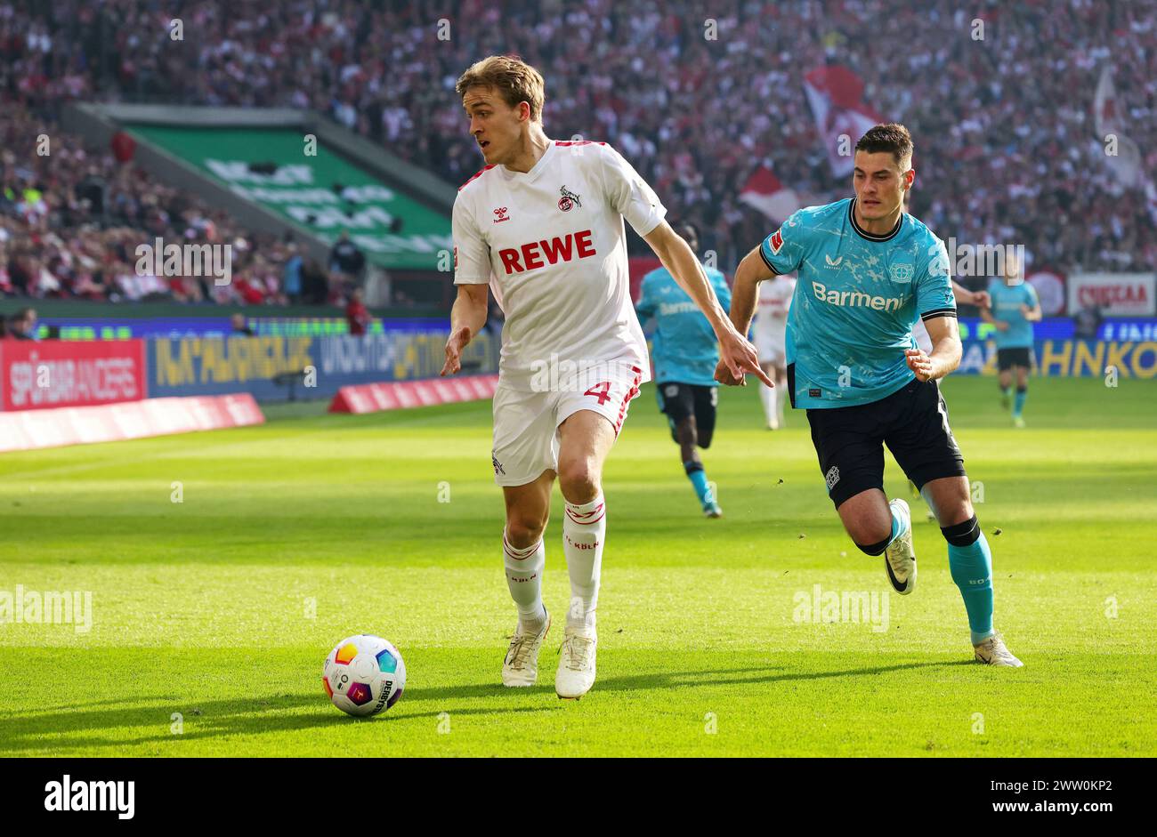 Cologne, Deutschland. 03rd Mar, 2024. firo: 03.03.2024, football, soccer, 1st league, 1st ...