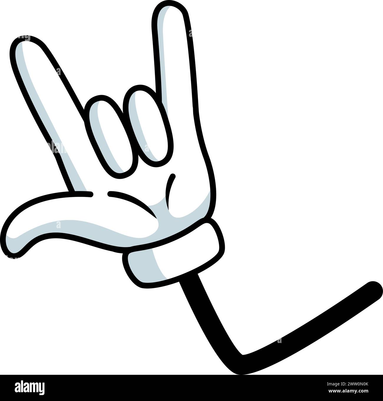 Rock fist hand gesture hi-res stock photography and images - Alamy