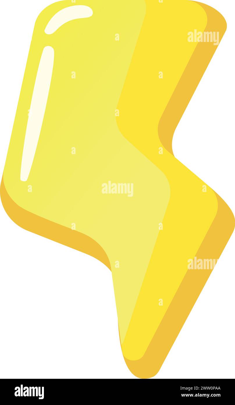 Cartoon lightning bolt hi-res stock photography and images - Alamy