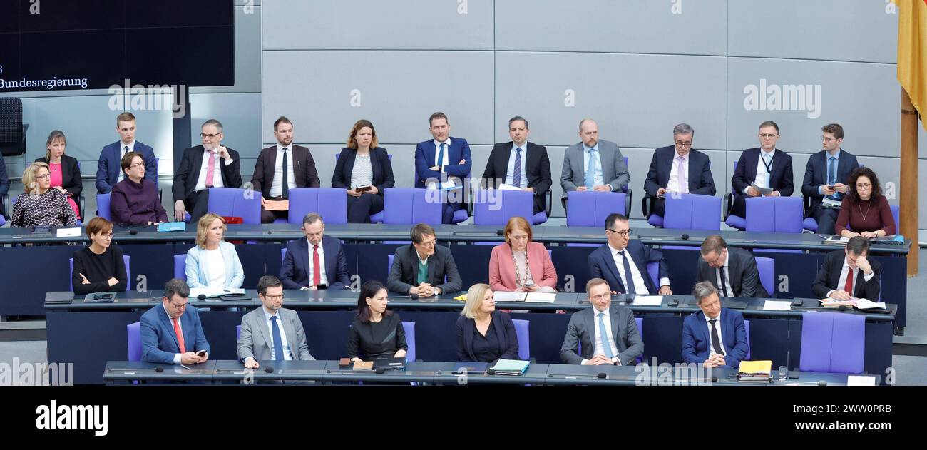 Regierungsbank, Deutschland, Berlin, Reichstag, Regierungserklärung zum ...