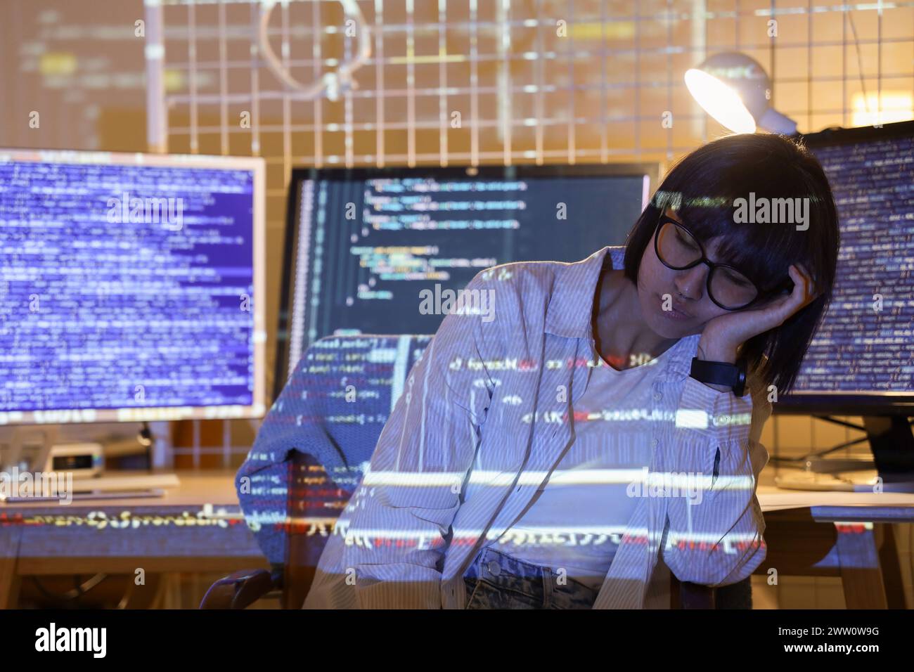 Sleeping in data hi-res stock photography and images - Alamy