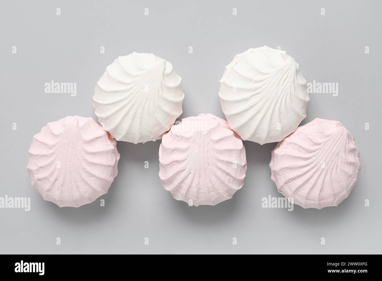 Sweet zephyr on grey background Stock Photo - Alamy