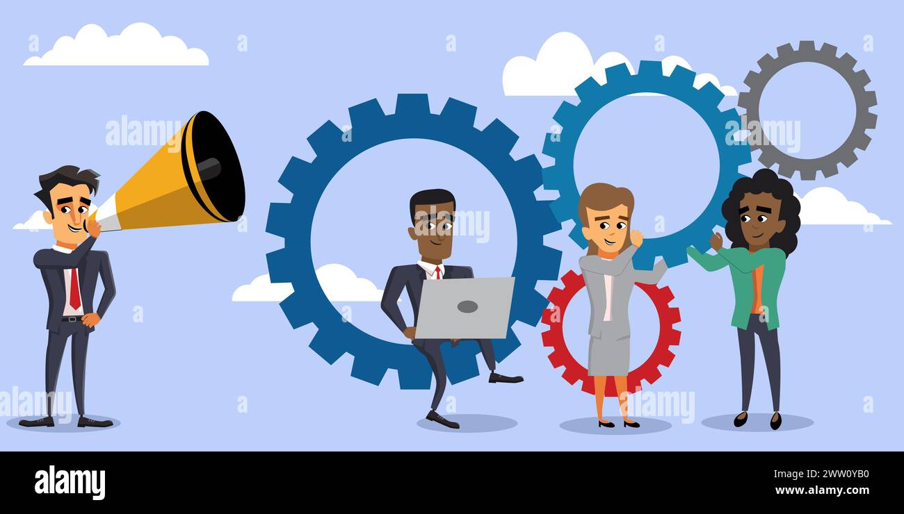 Creative workforce Stock Vector Images - Alamy