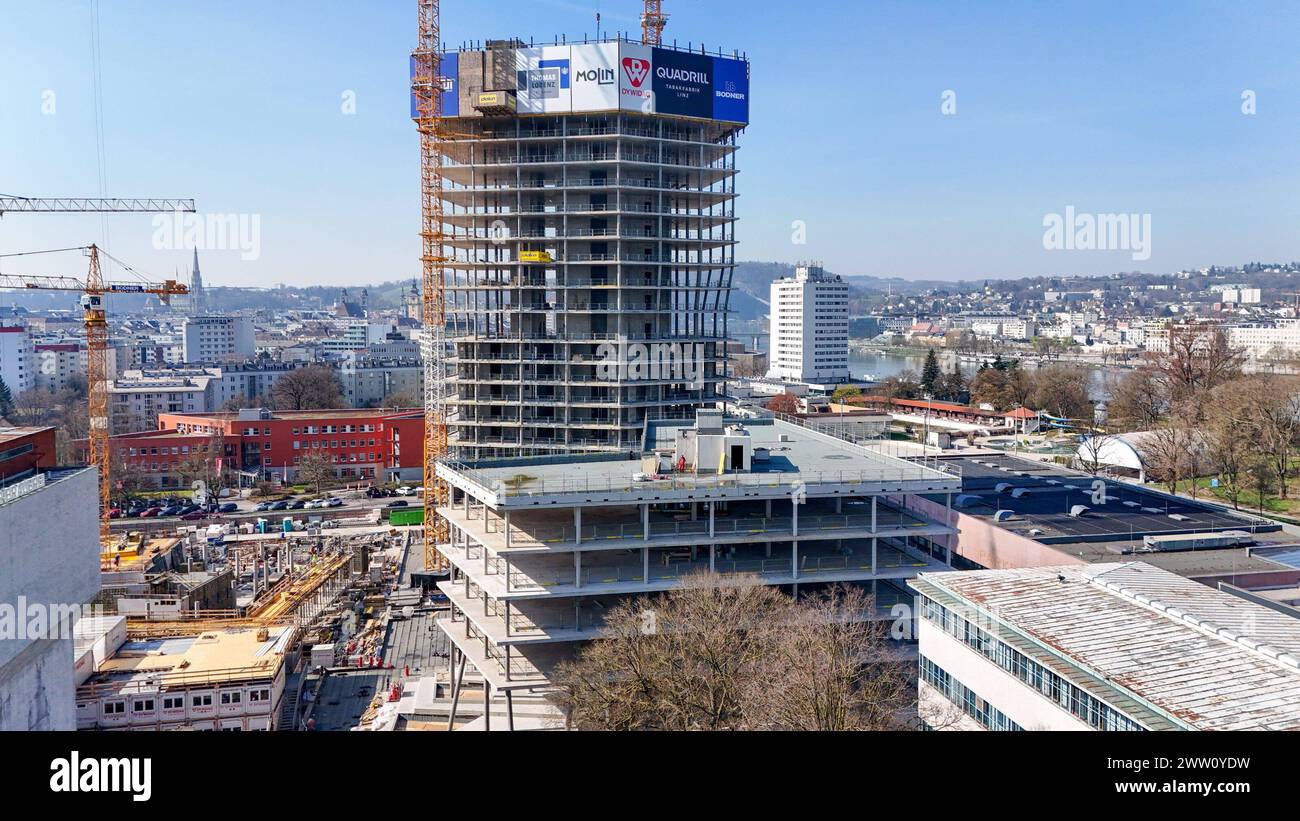 Tabakfabrik, Quadrill, Baustelle 20.03.2024, Tabakfabrik Linz, AUT ...