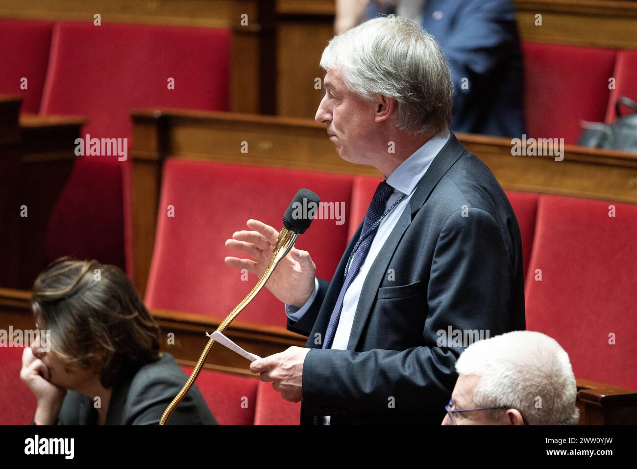 Paris, France. 07th Nov, 2022. Deputy, Emmanuel Mandon attends a ...